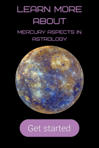 Mercury aspects with planets - favorable & unfavorable