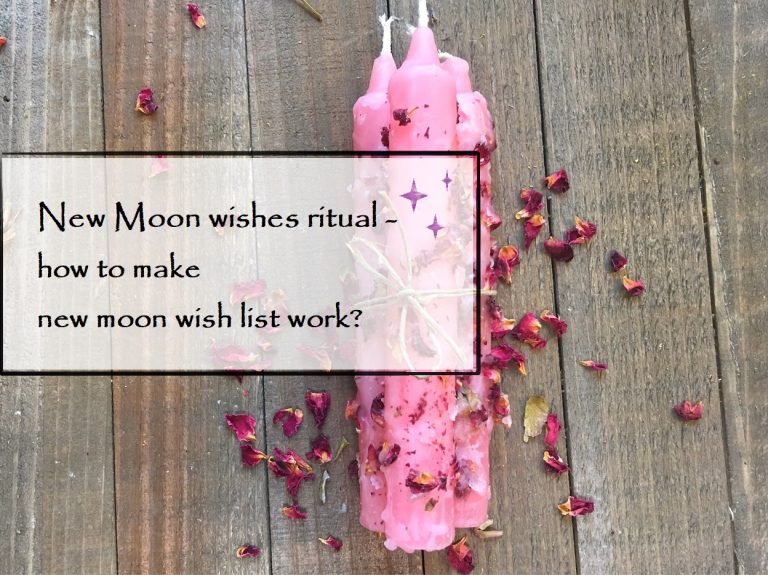 New moon wishes ritual - how to make new moon wish list work